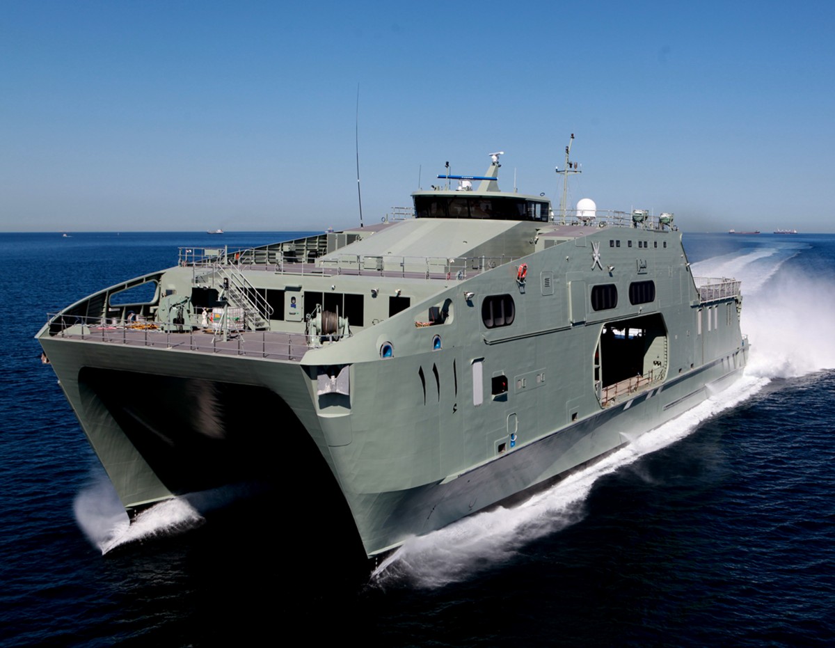 Austal delivers first high speed support vessel to the Royal Navy of ...