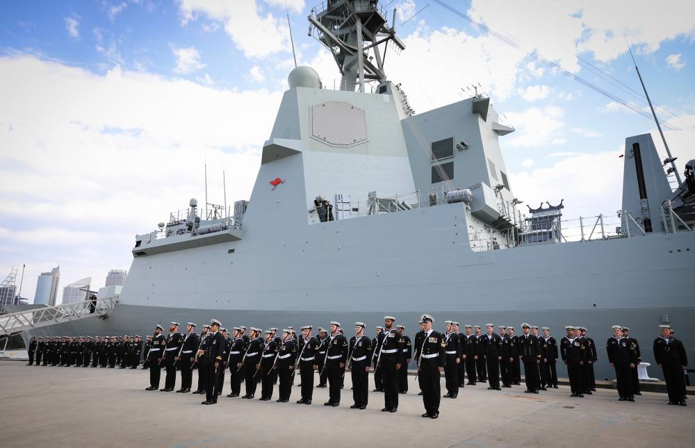 Australia commissions its first air warfare destroyer - Australian ...
