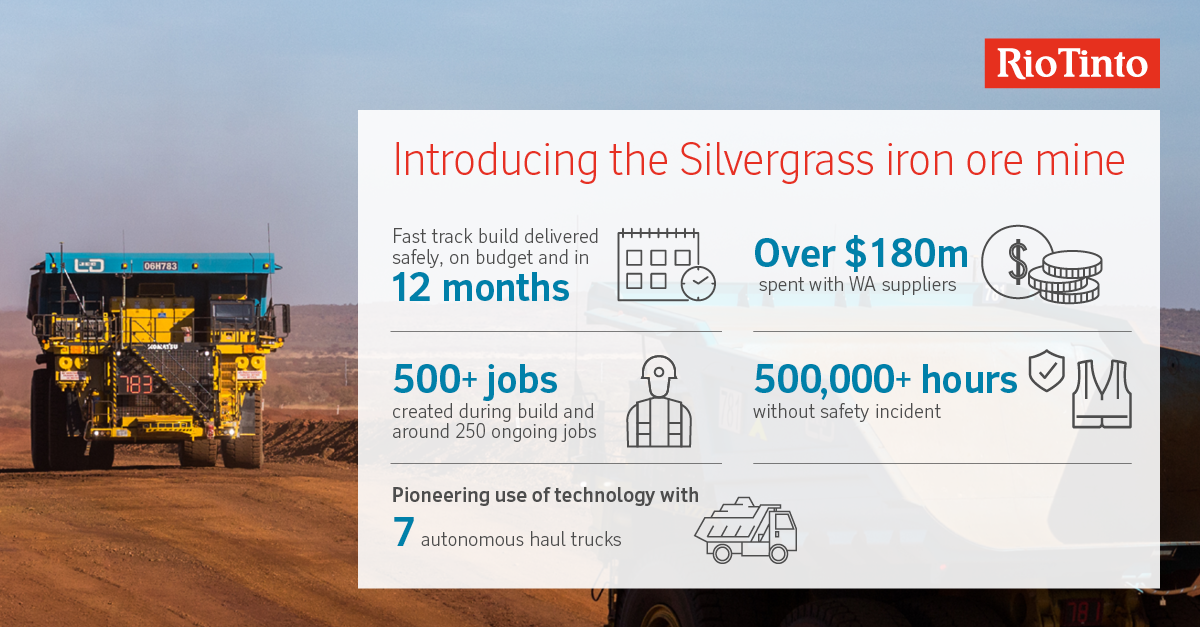 Rio Tinto opens new iron ore mine in WA - Australian Manufacturing