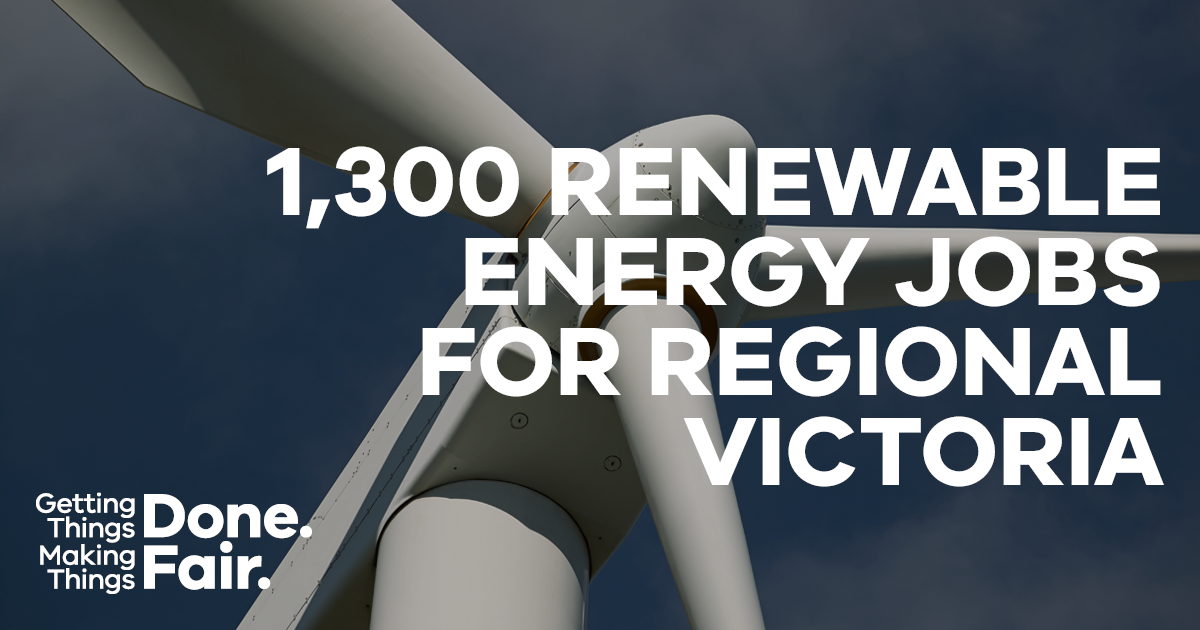 Major new wind farm to create 1,300 renewable energy jobs - Australian ...