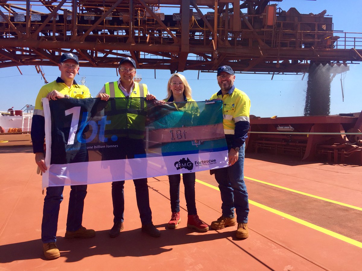 Fortescue ships billionth tonne of iron ore - Australian Manufacturing