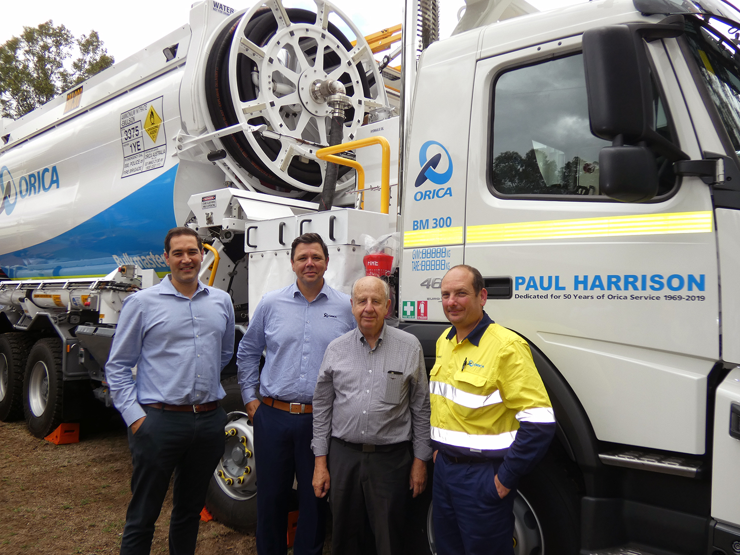 Orica's longest serving employee receives unique recognition ...