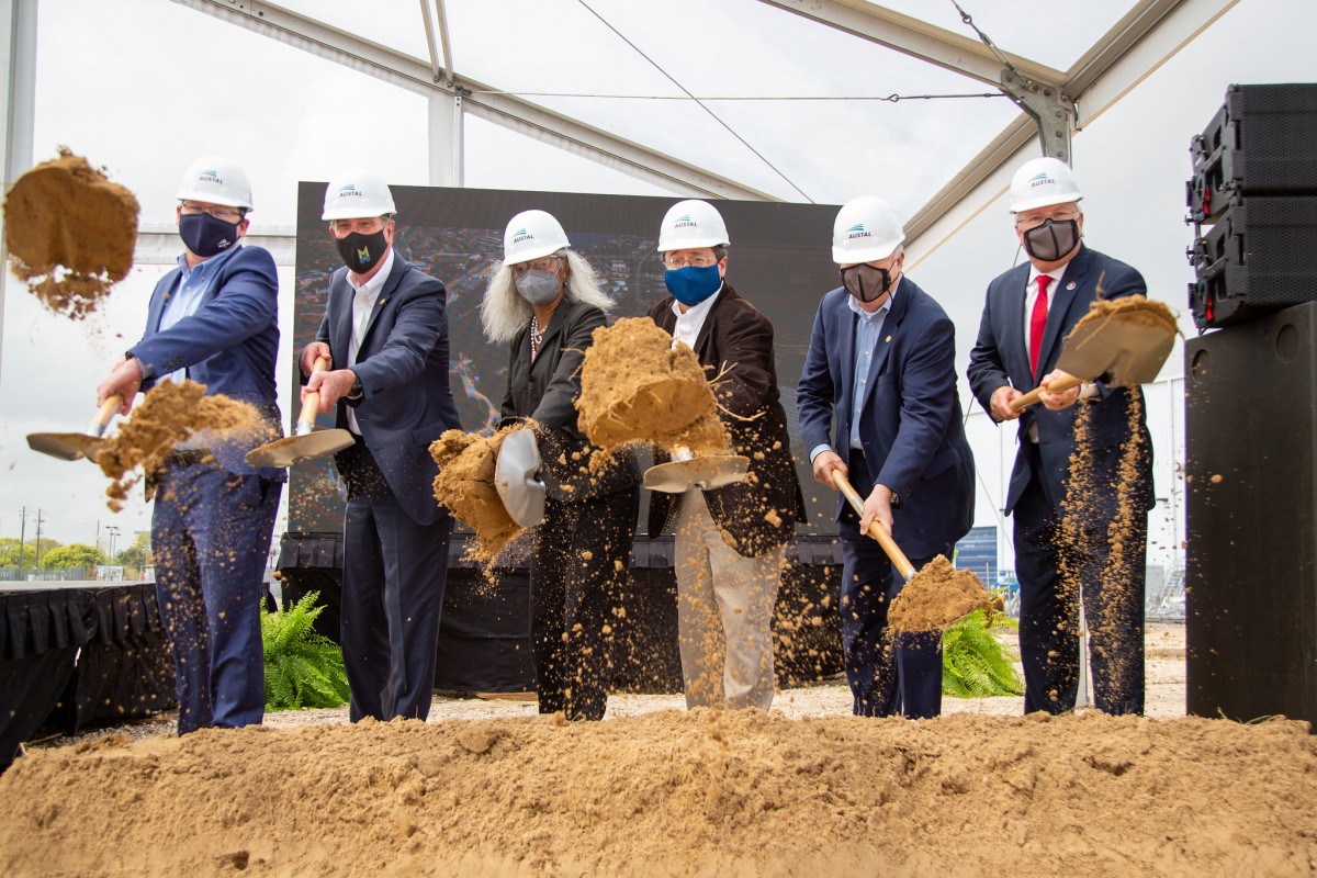 Construction commences on Austal USA’s new steel shipbuilding facility ...