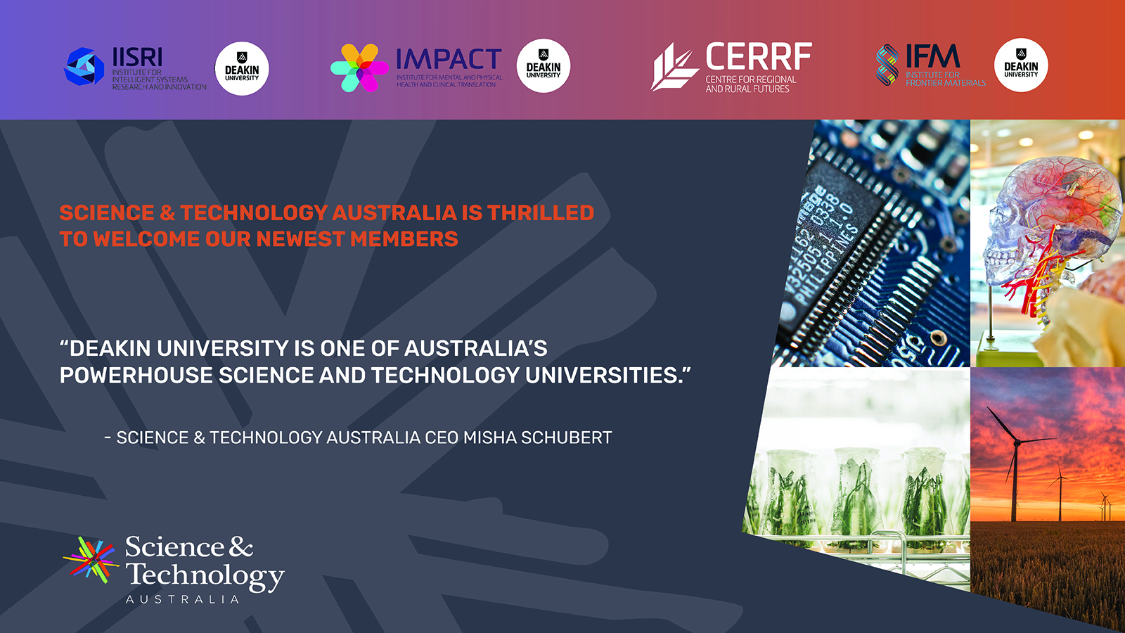 Deakin University joins Science and Technology Australia - Australian ...