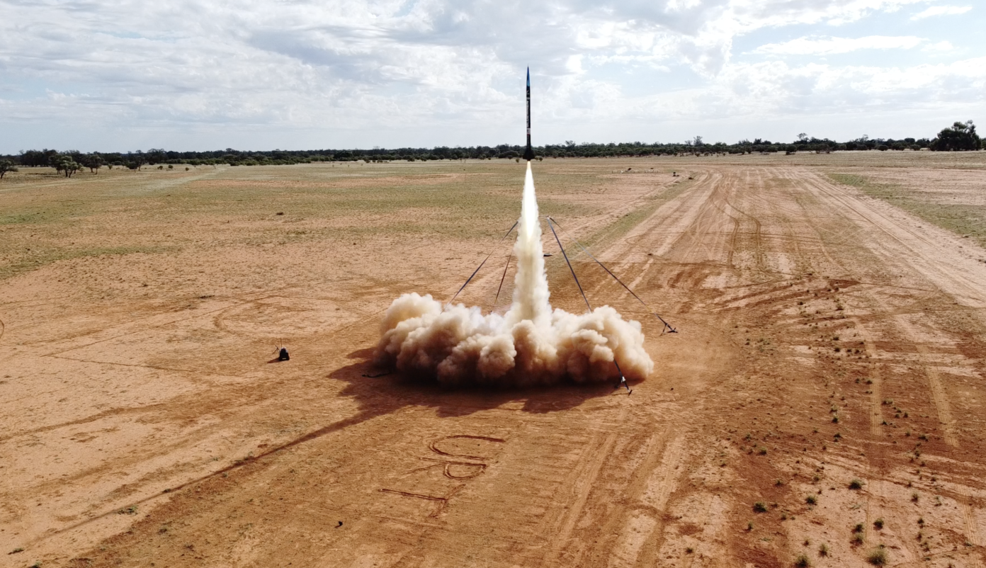 Successful test launch a giant leap for rocketry team - Australian ...