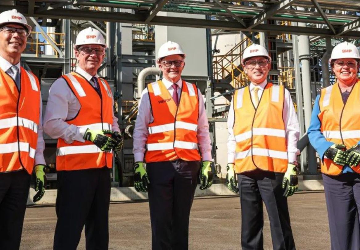 BHP welcomes Australian, Japanese PMs at Nickel West - Australian ...