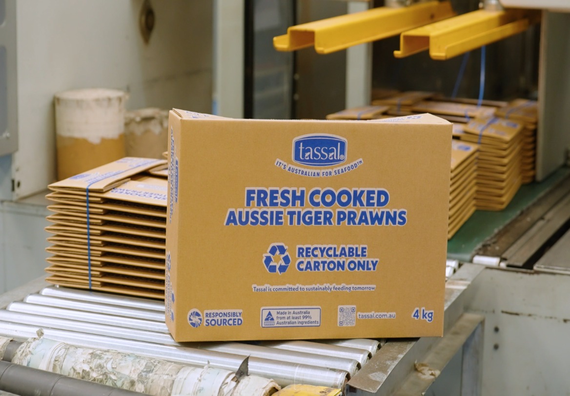 Seafood packaging goes green with new recyclable cardboard boxes ...