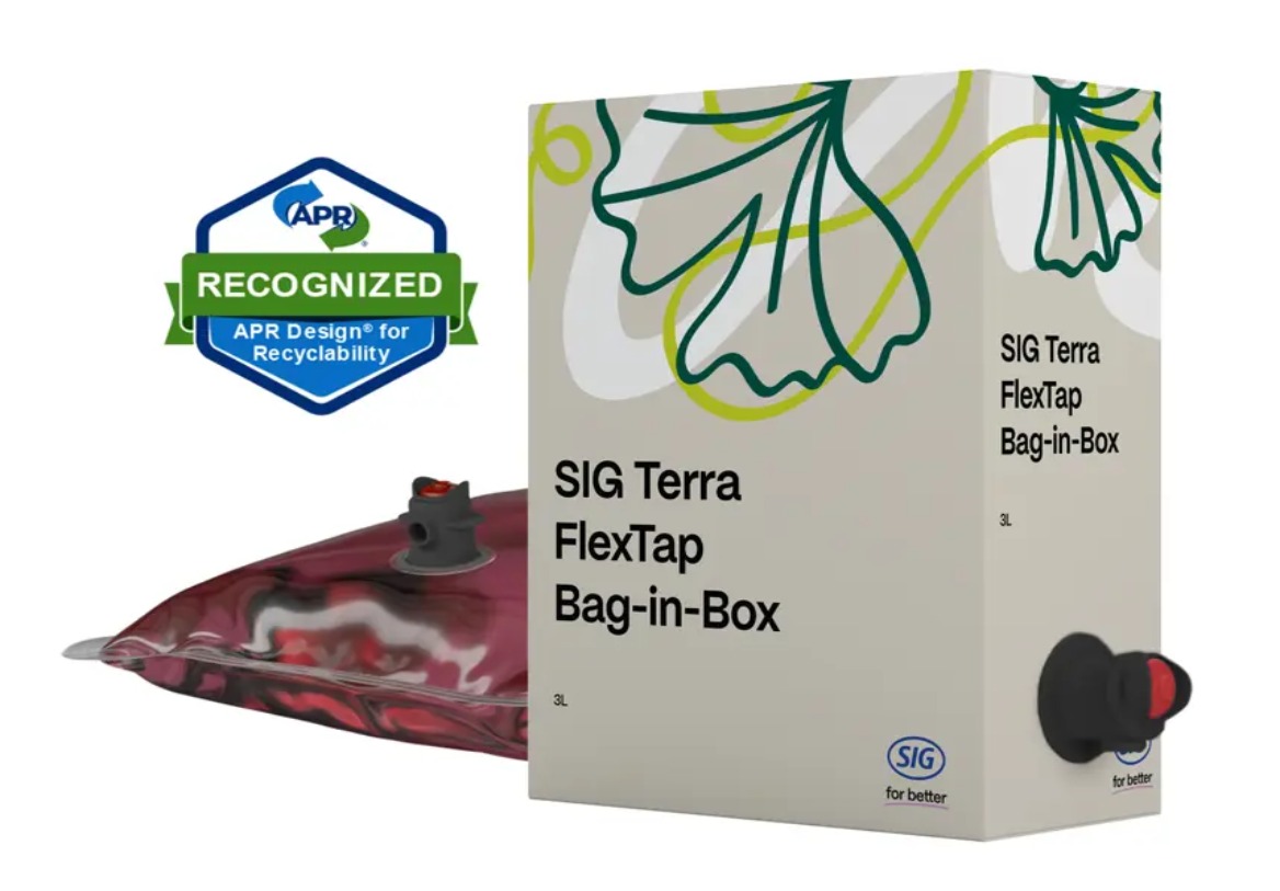 SIG wine bag-in-box earns APR recognition for recyclability ...